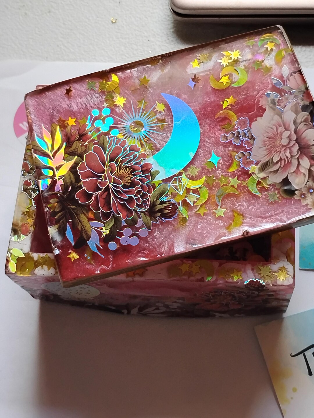 Valentine's Holographic Moon& Magic Jewelry Box - Etsy