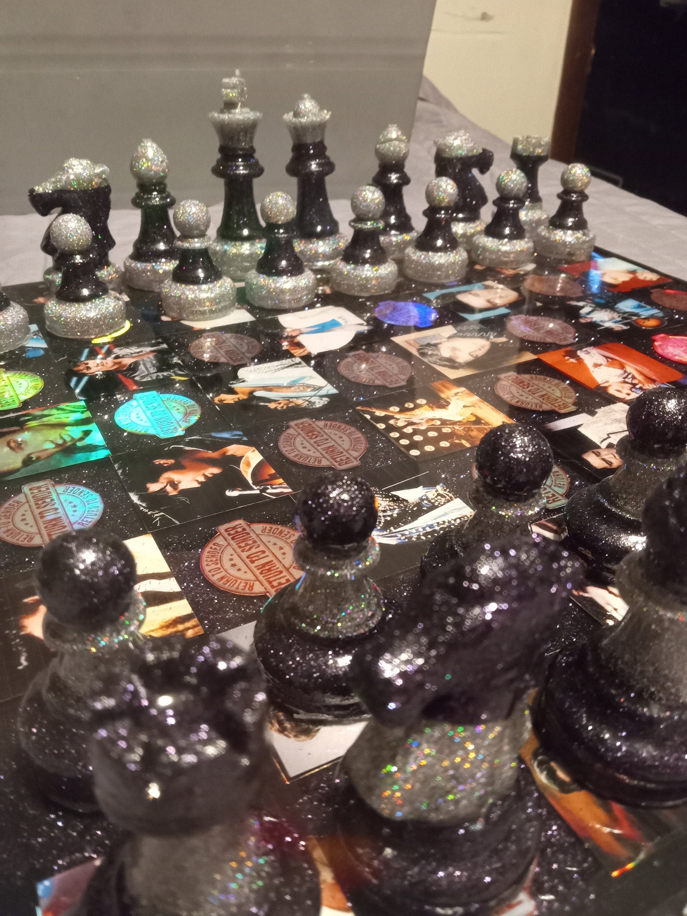 RARE Elvis Full Size Chess Set - Etsy