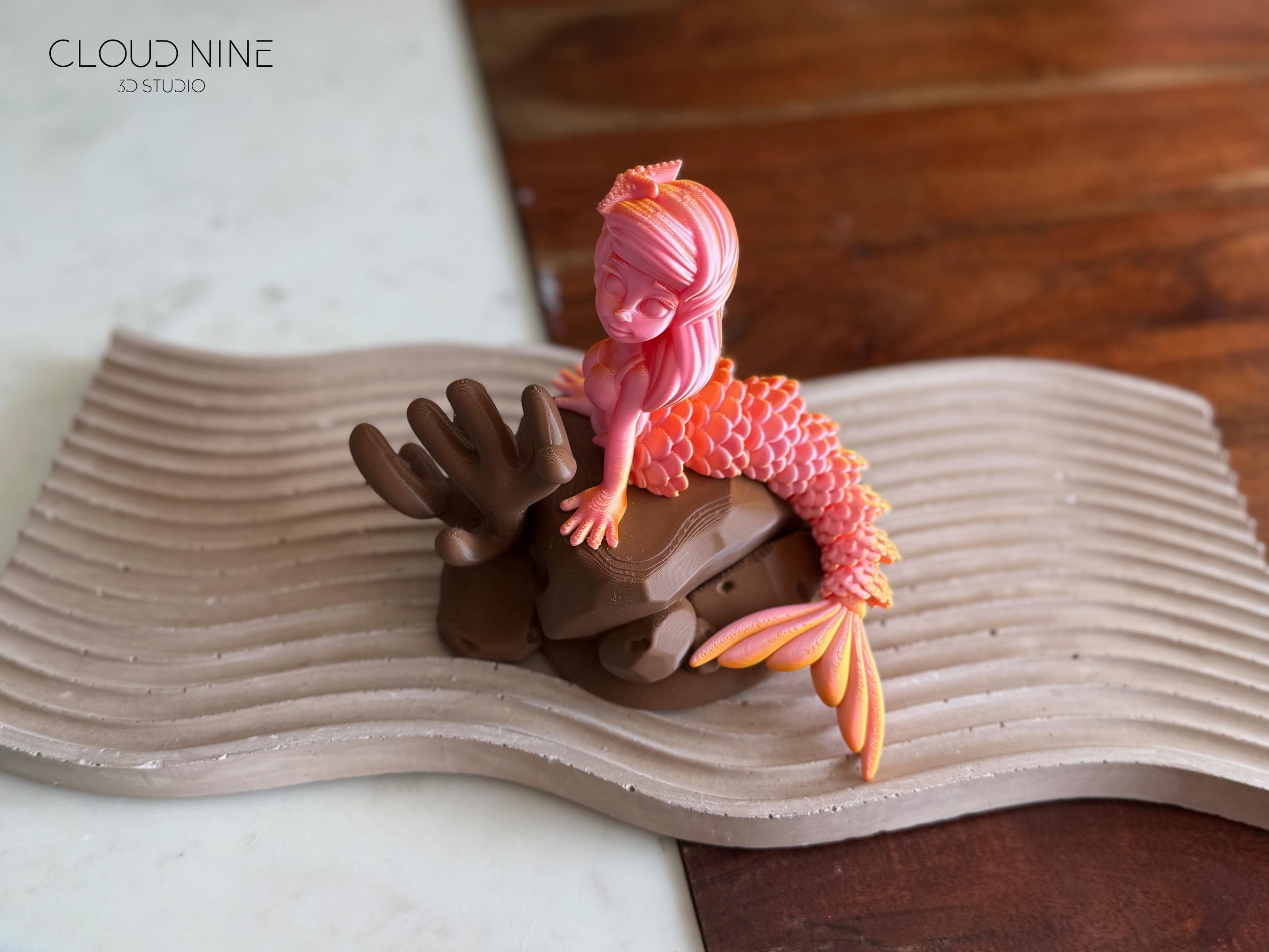 Mermaid Fidget Toy, Mermaids Lovers Desk Decoration, Fun Gift for Sea ...