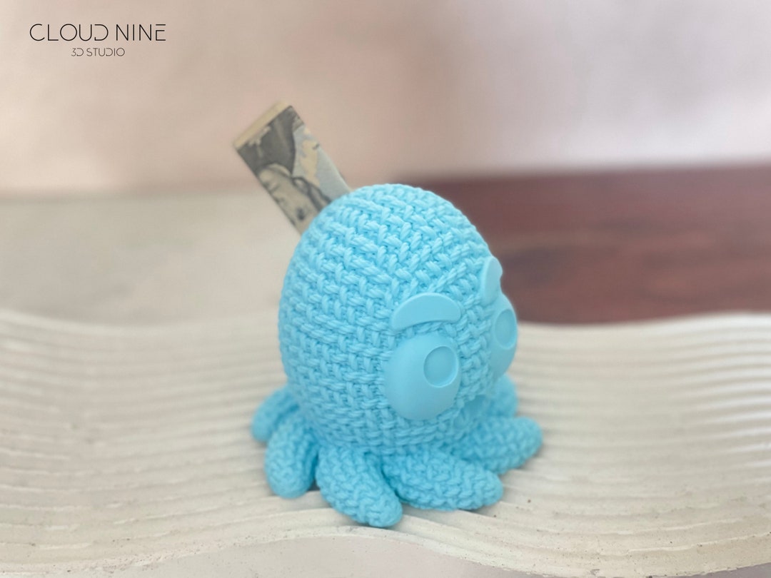 Custom Color Octopus Piggy Bank, Piggy Bank for Kids, Funny Piggy Bank ...
