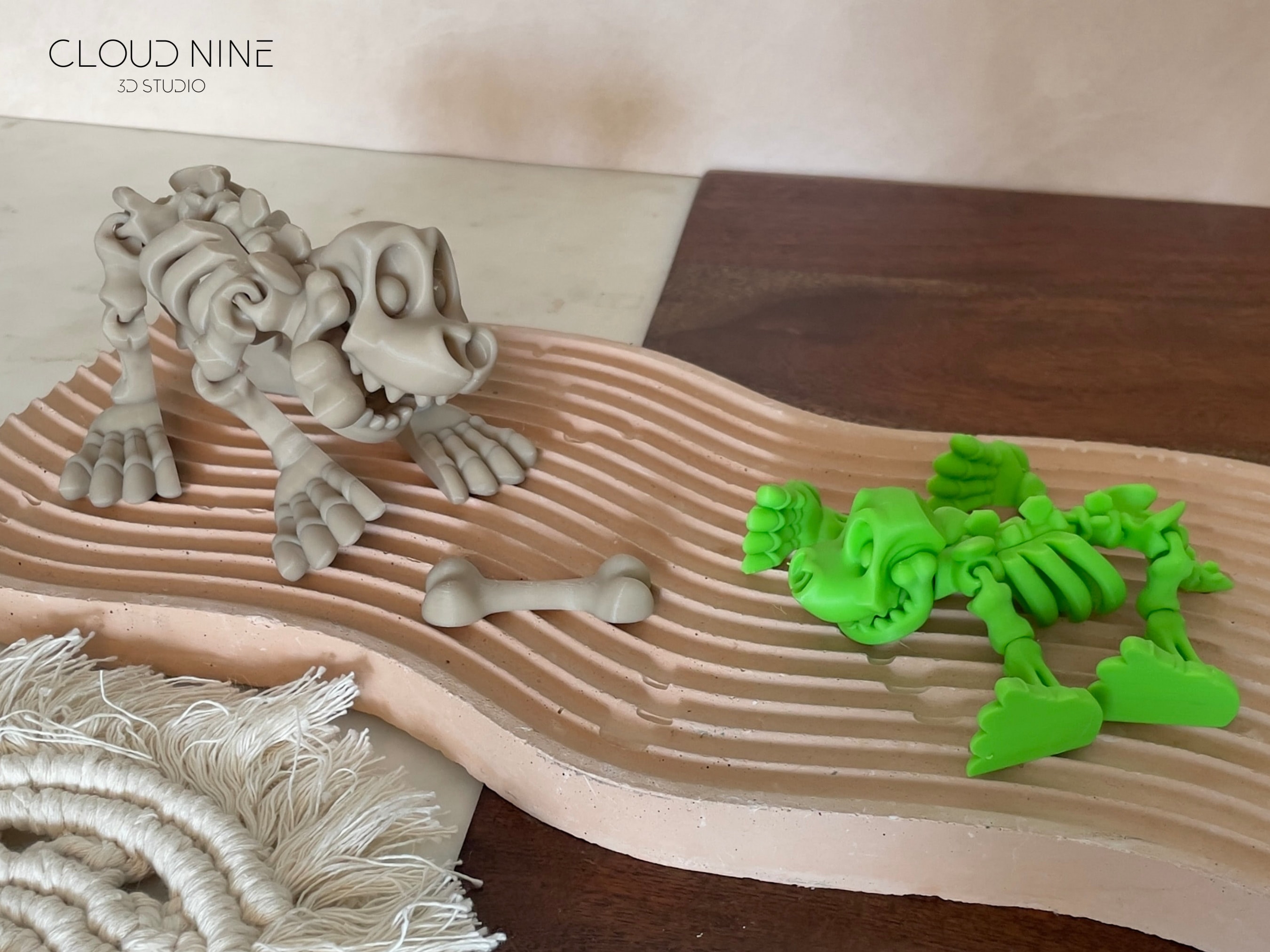 Articulated Skeleton Dog Flexi Skeleton Dog Halloween Toy - Etsy