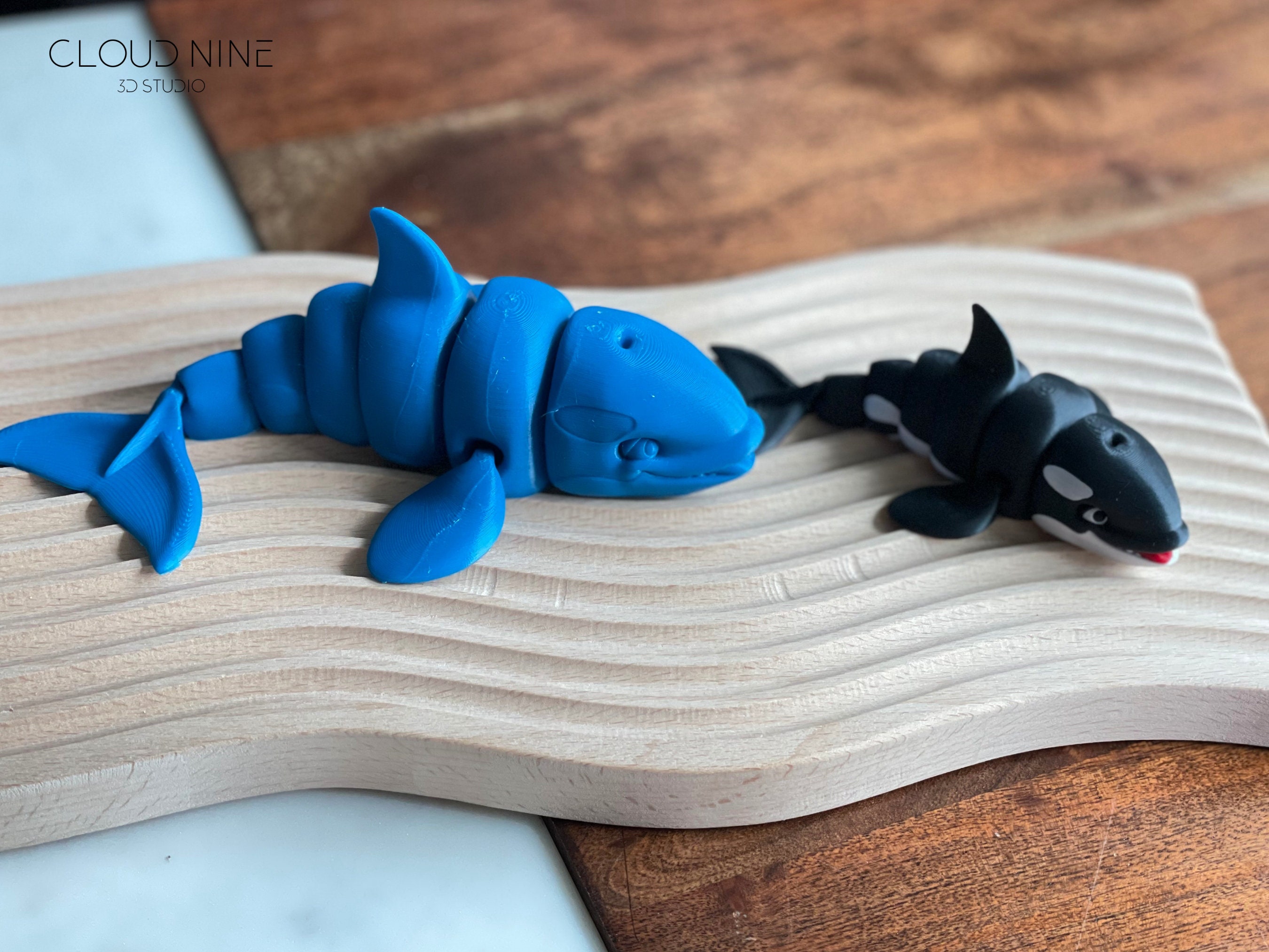 Flexi Orca Toy, Articulated Orca, Killer Whale Desk Decoration, Fun ...