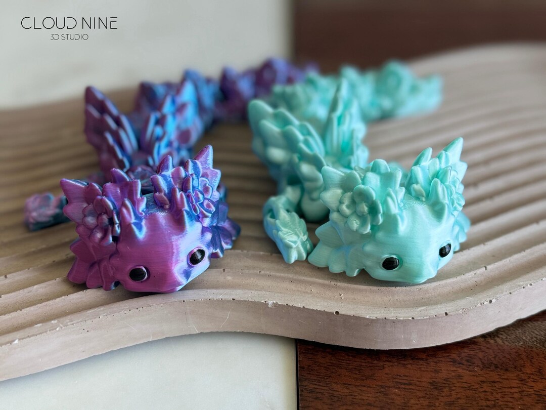 Axolotl Dragon With Wings, Kosha the Draxolotl Fidget Toy, Fun Gift ...