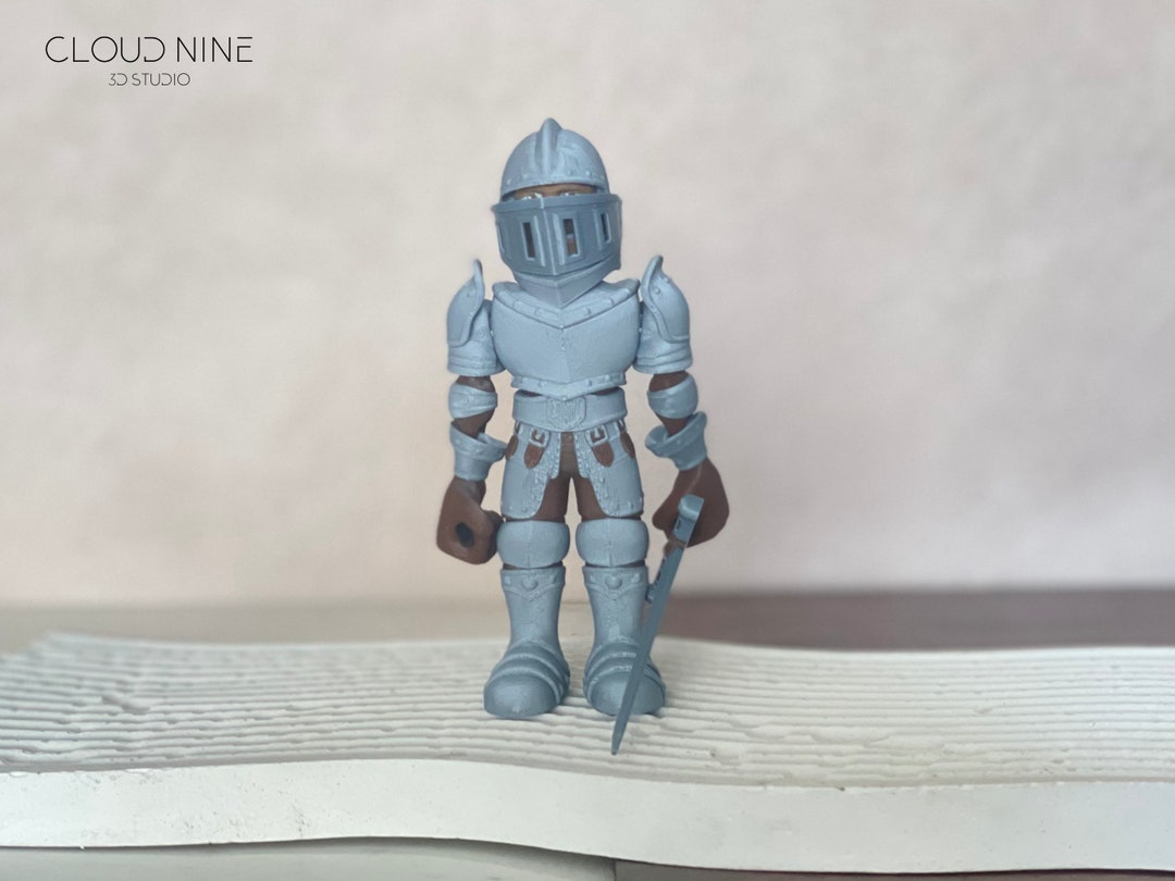 Articulated Knight With Sword, Fidget Toy, Desk Decoration, Fun Gift - Etsy