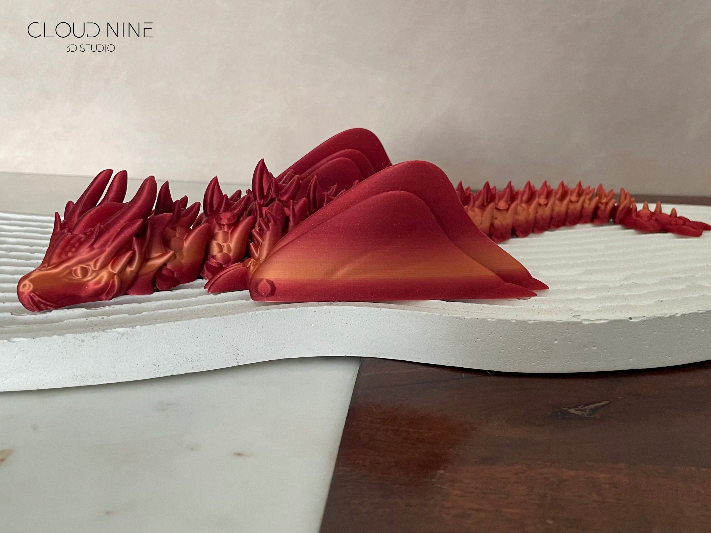 Articulated Dragon Fidget Toy Articulated Winged Dragon - Etsy