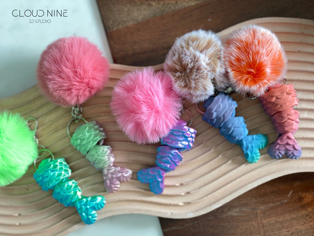 Mermaid Keychain, Mermaid Tail Keychain, Fish Keychain Gift - Etsy