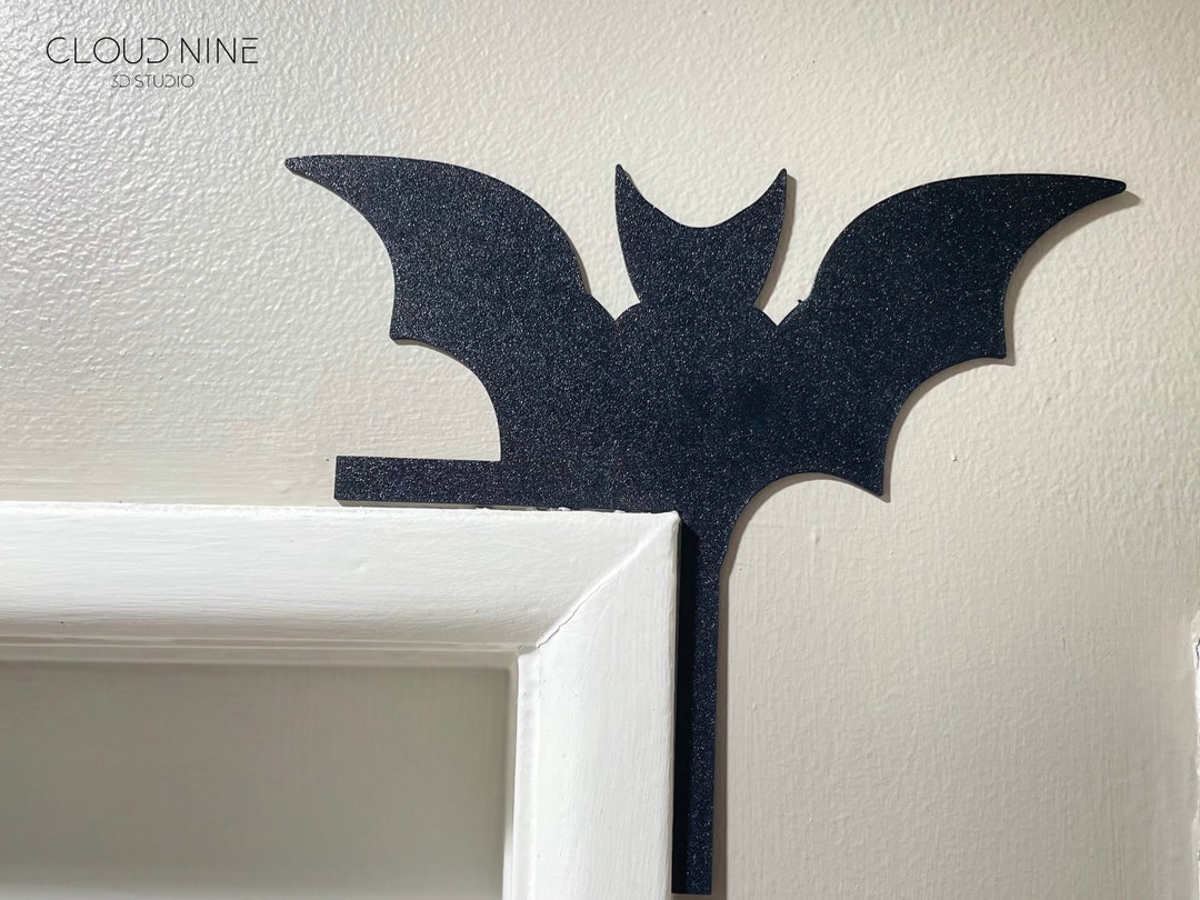 Bat Door Topper, Halloween Bat Door Corner Decor, Spooky Halloween ...