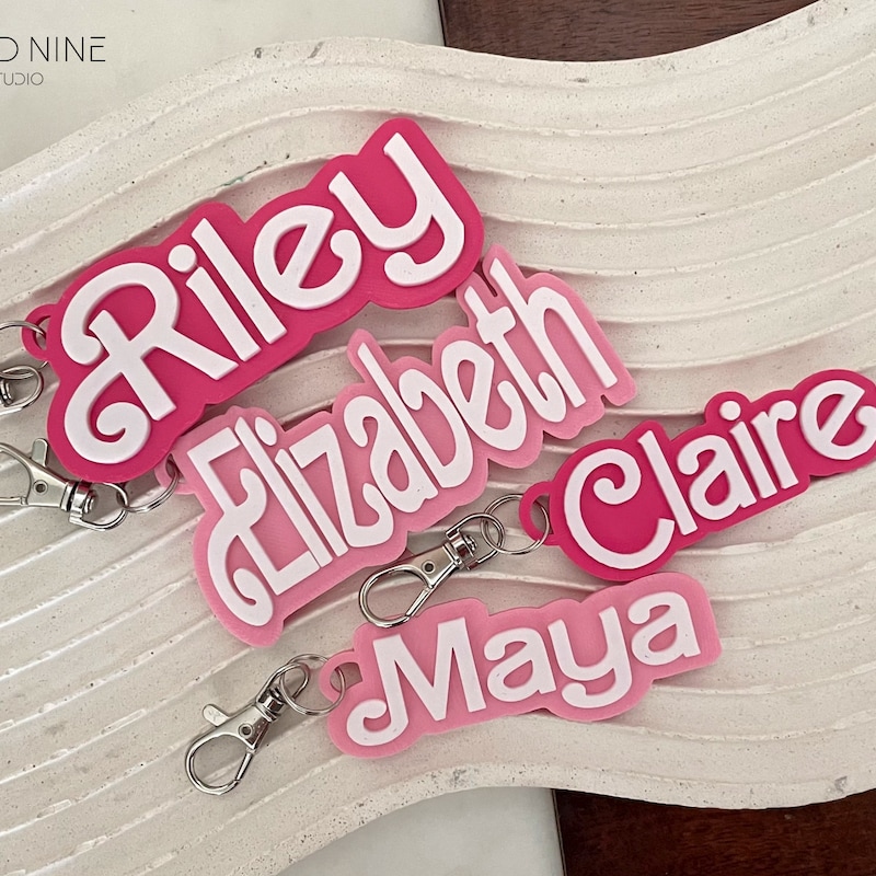 Name Keychain - Etsy