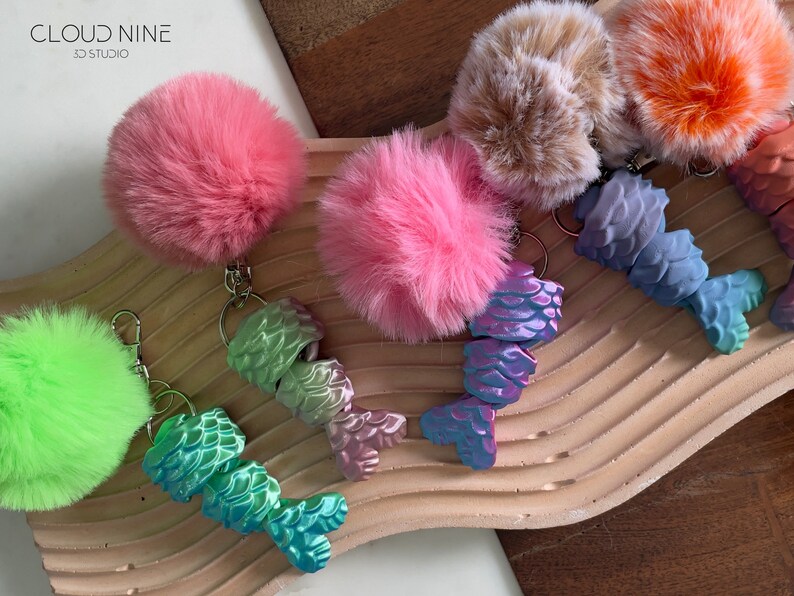 Mermaid Keychain, Mermaid Tail Keychain, Fish Keychain Gift - Etsy