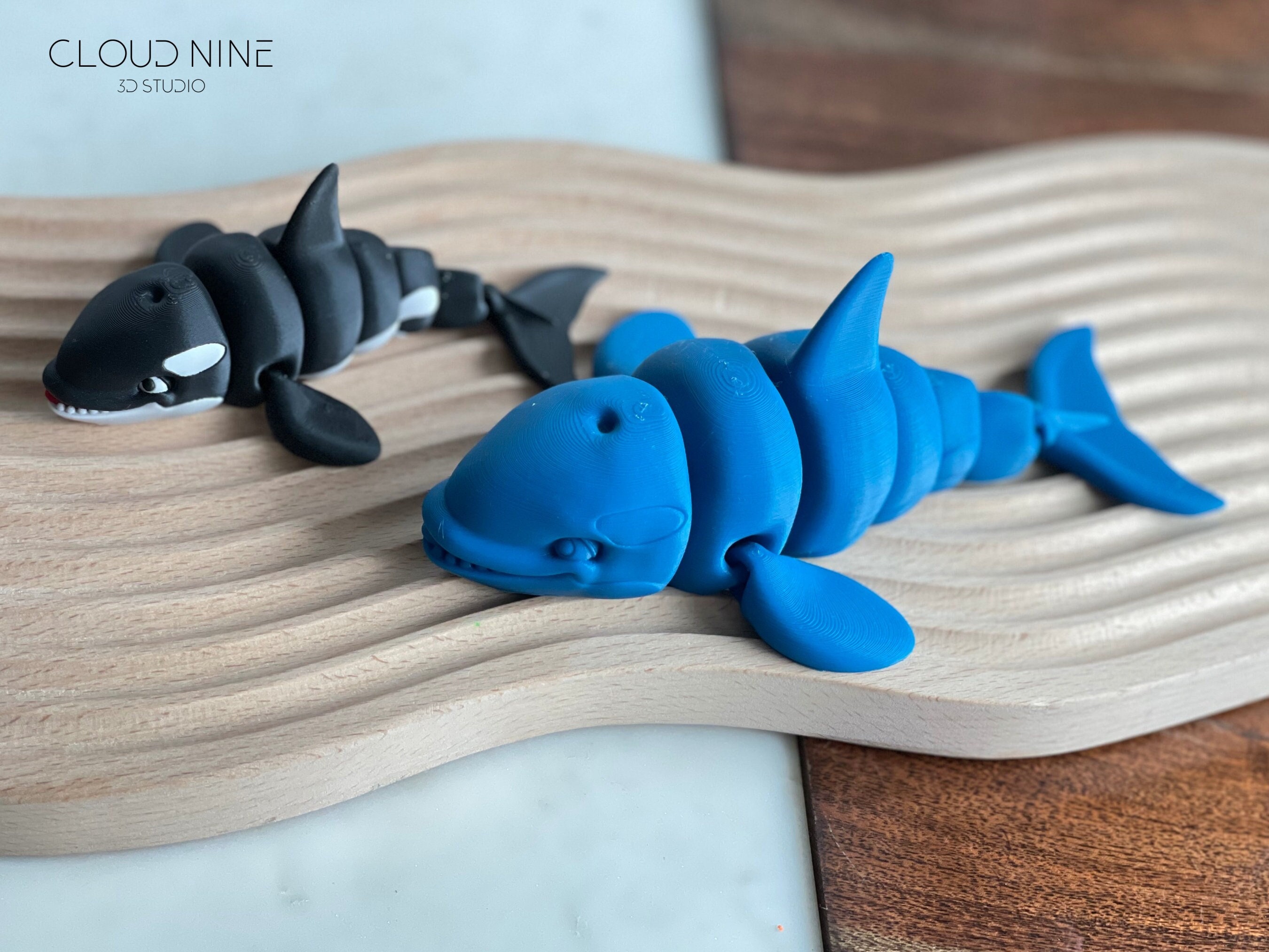 Flexi Orca Toy, Articulated Orca, Killer Whale Desk Decoration, Fun ...