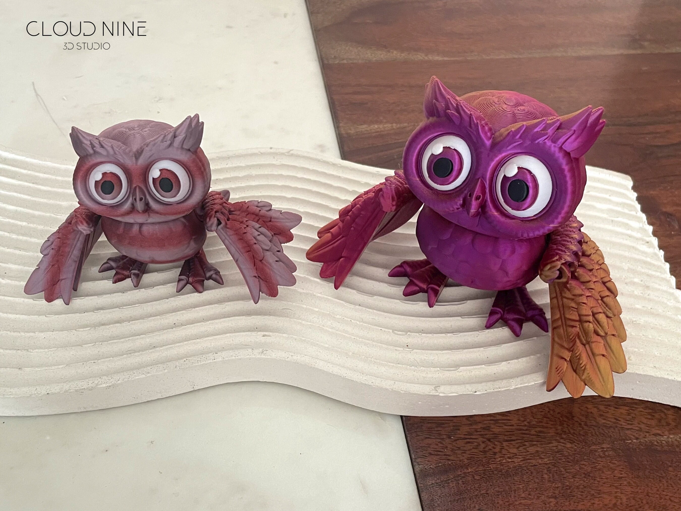 Articulated Owl Fidget Toy, Owl Desk Decoration, Fun Gift for Owl ...