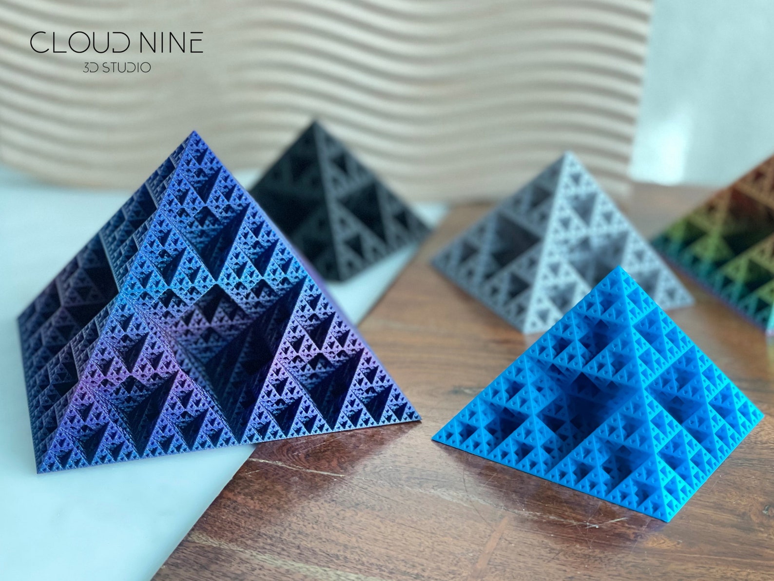 Fractal Pyramid, Sierpinski Octahedron, Sierpinski Triangle - Etsy
