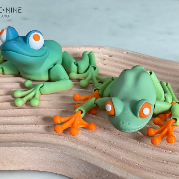 Articulated Frog Stl - Etsy