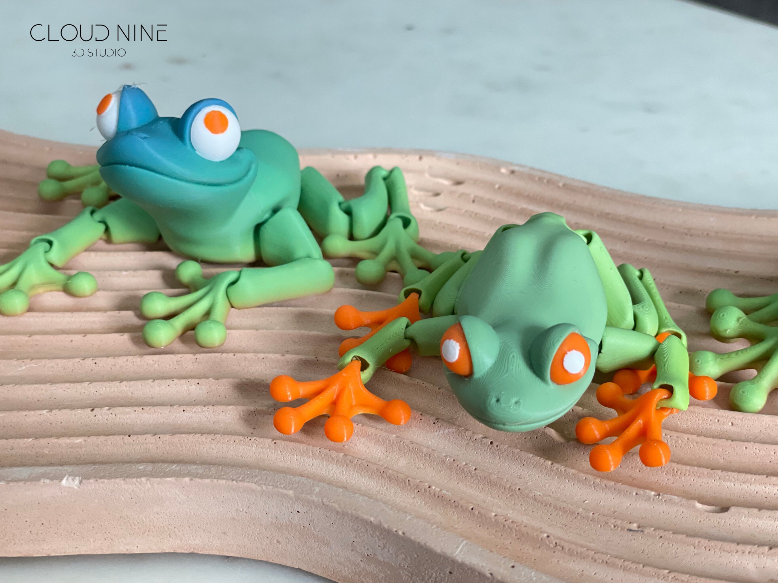 Articulated Frogs, Flexible Frog, Fidget and Stress Desk Toy ...