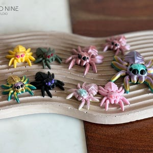 Articulated Spider, 3D Printed, Halloween Trick or Treat, Party Favors ...