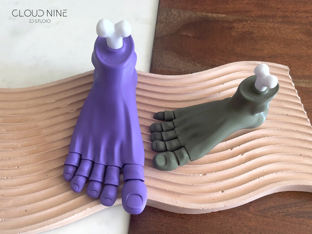 Spooky 3D Printed Flexi Feet, Halloween Decoration, Halloween Desk ...