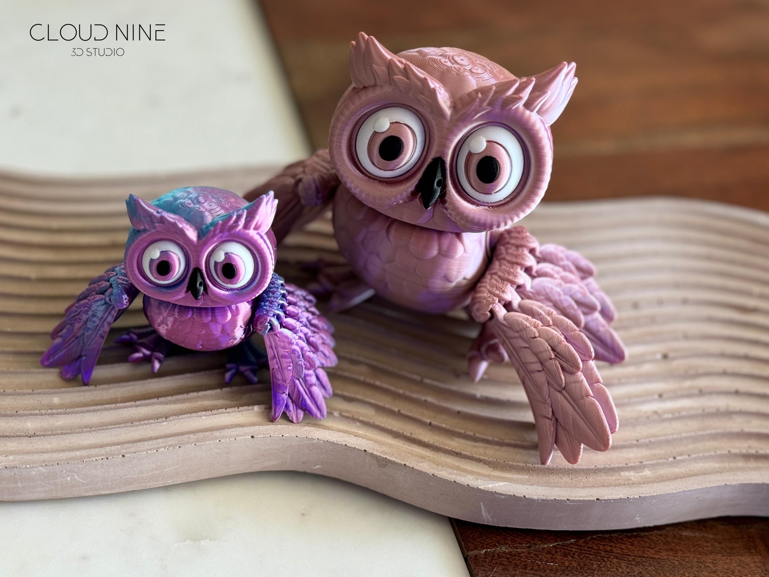 Articulated Owl Fidget Toy, Owl Desk Decoration, Fun Gift for Owl ...