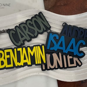 Name Keychain - Etsy