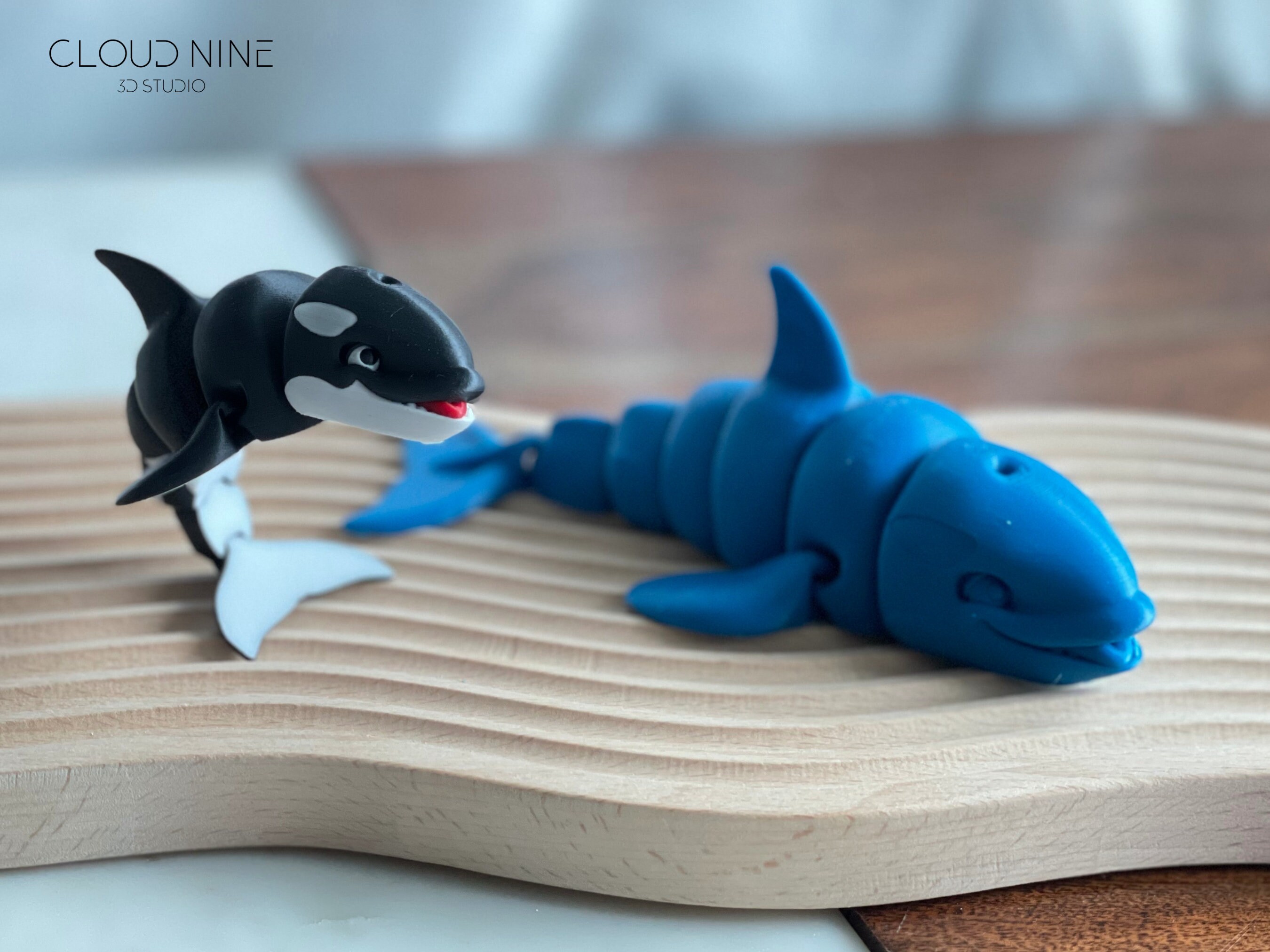 Flexi Orca Toy, Articulated Orca, Killer Whale Desk Decoration, Fun ...