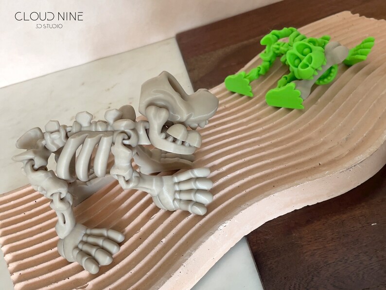 Articulated Skeleton Dog, Flexi Skeleton Dog, Halloween Toy, Office ...