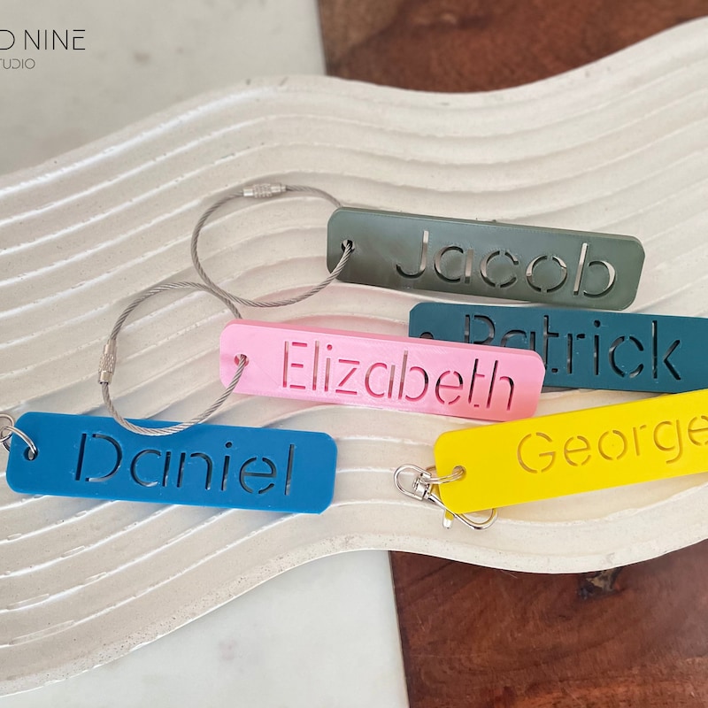 Name Keychain - Etsy