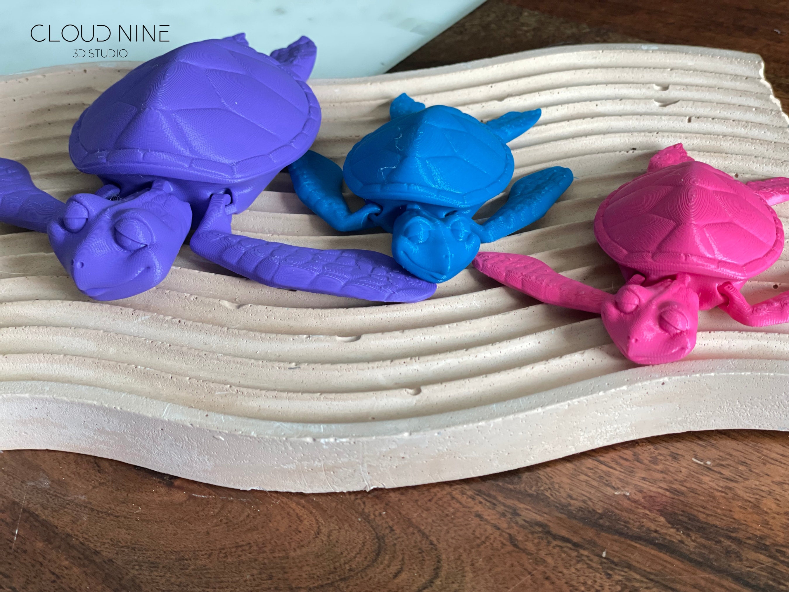 Articulating Flexi Sea Turtle Fidget Toy Desk Decoration Fun - Etsy