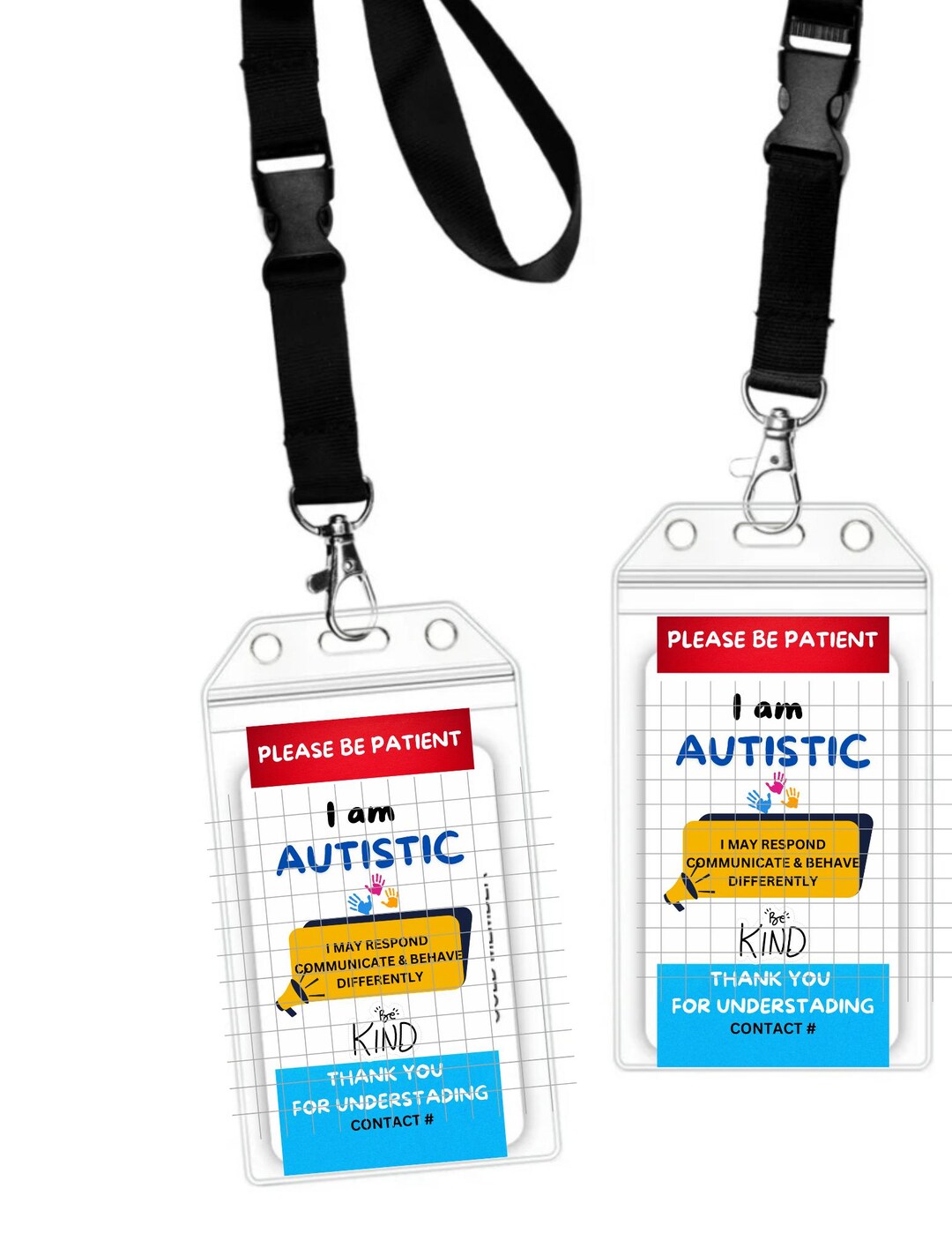 AUTISM, I Am Autistic PNG Image for Backpack Tags, Lanyards, Stickers ...