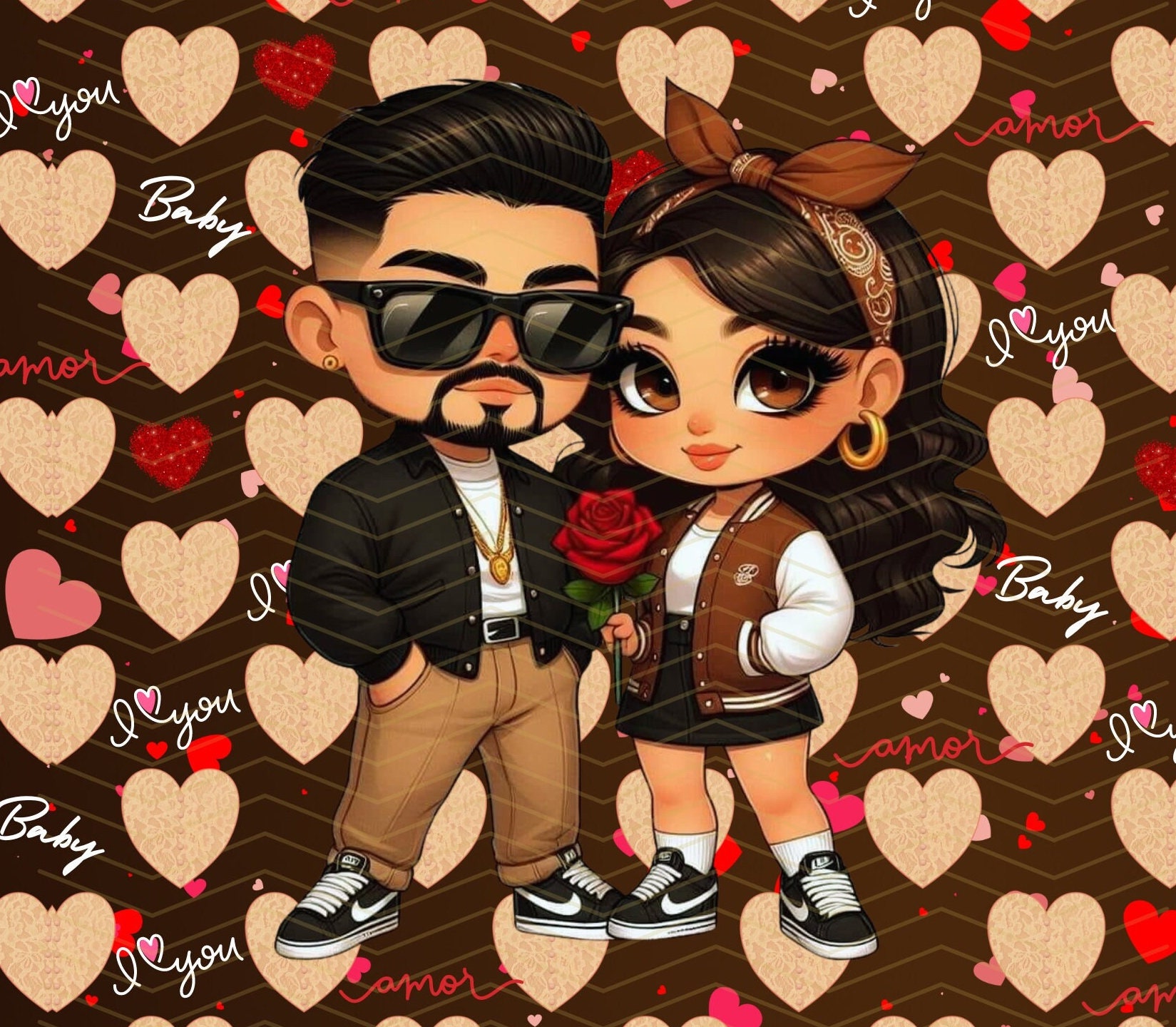 Homies in Love PNG Wrap File - Etsy