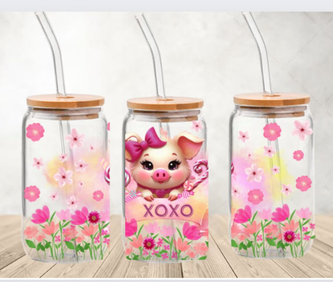 Cute Pink Spring Piggy W/ Candies PNG File - Etsy