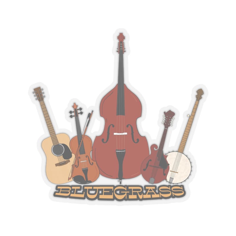 Bluegrass Instruments Kiss-cut Sticker - Etsy