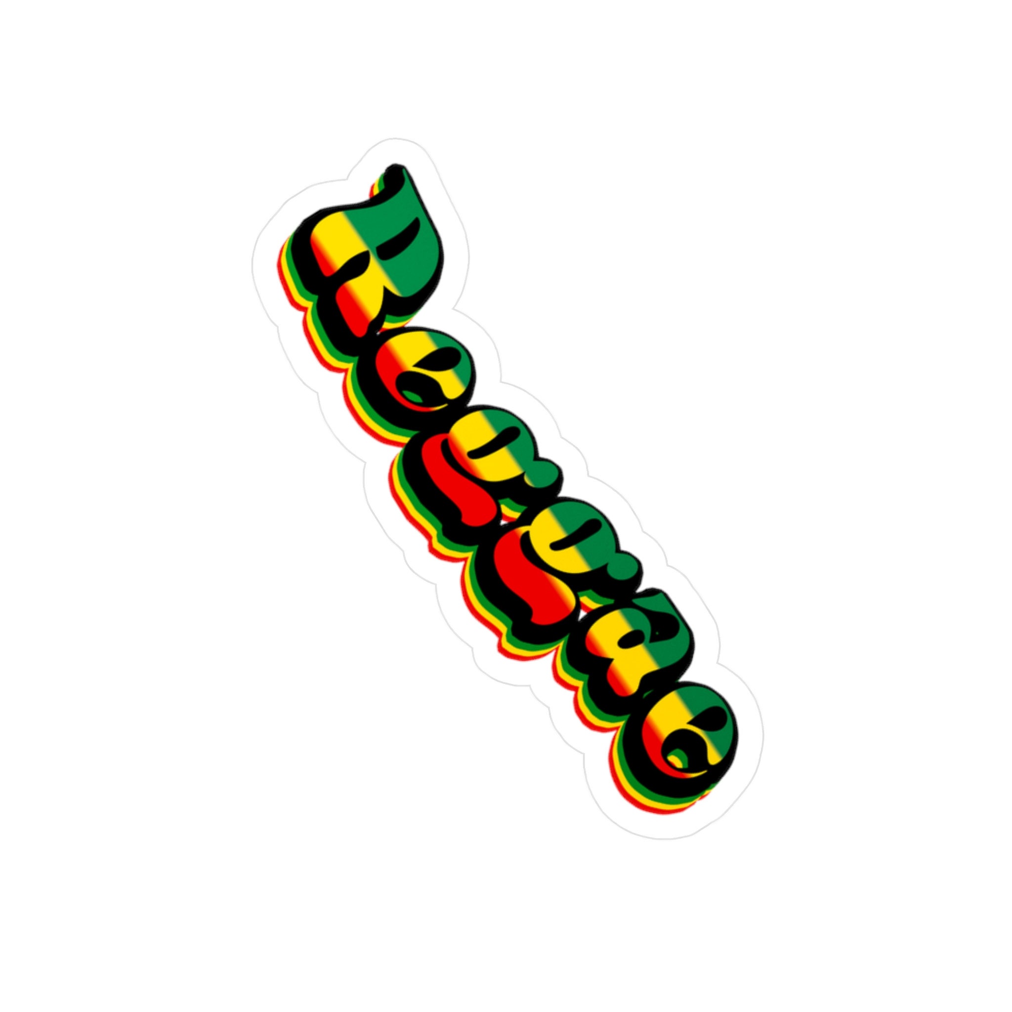 Reggae Kiss-cut Vinyl Decal - Etsy