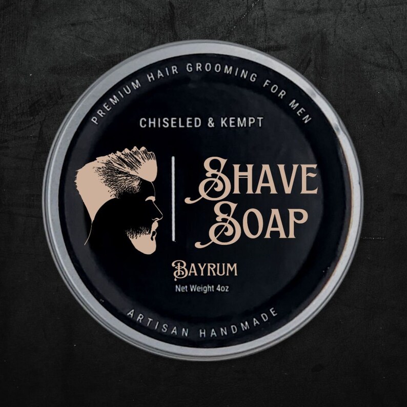 Bayrum Shaving Soap Artisan Grooming Gift for Men Chiseled&kempt - Etsy