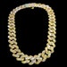 20MM 925 Silver Diamond Cuban Link Chain Cuban Chain, Hip Hop Chain ...
