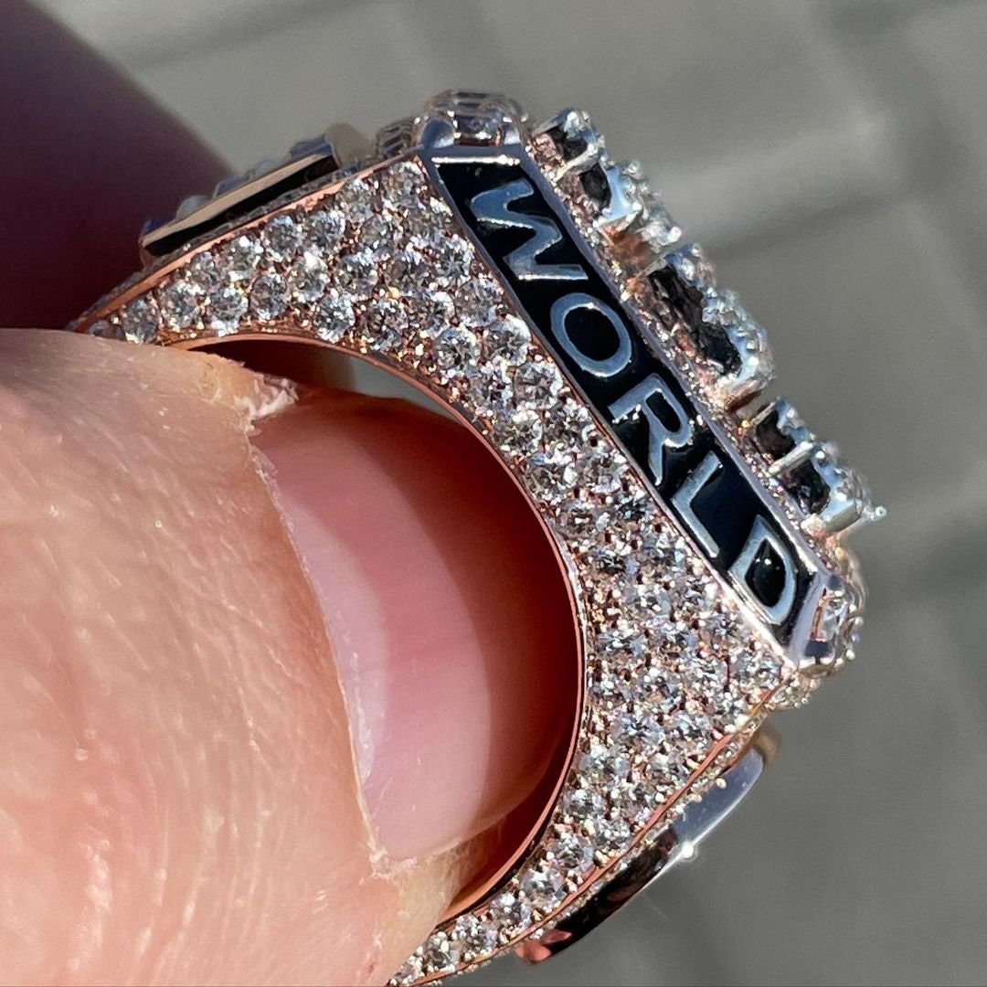 Men's Iced Out Moissanite Round Rapper Pinky JBJ Ring With Solid 925 ...