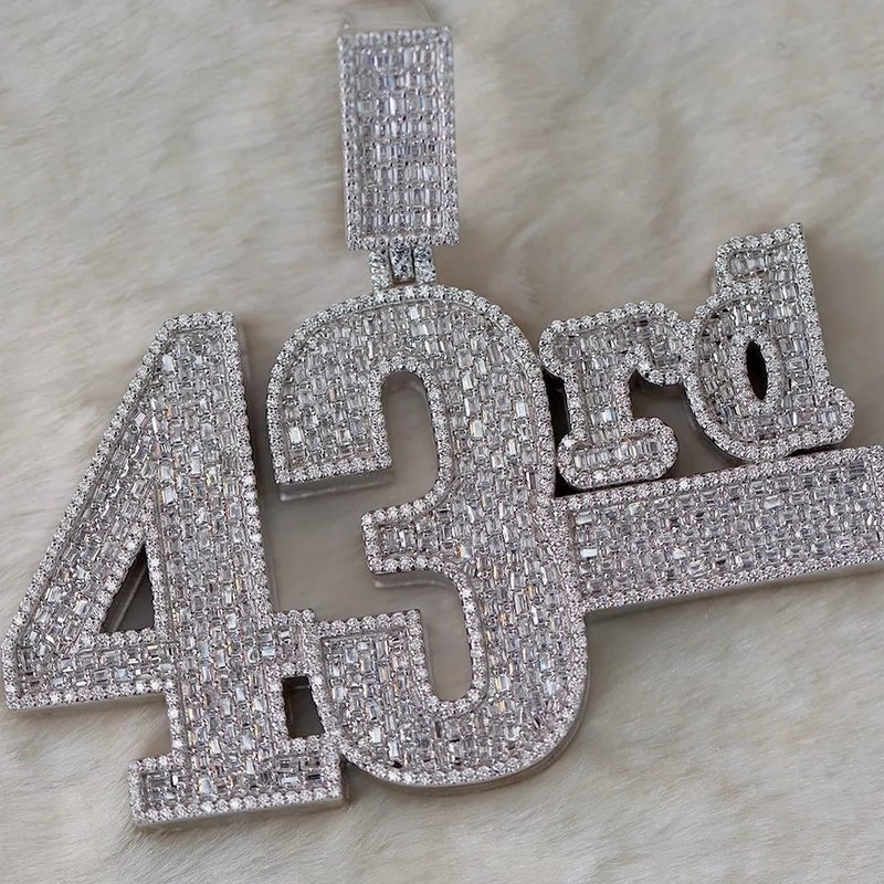 Iced Out Name Necklace - Etsy