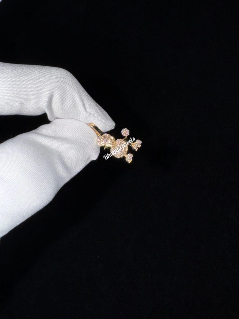 Natural Diamond Poodle Dog Pendant 14K Yellow Gold Jewelry, Custom ...