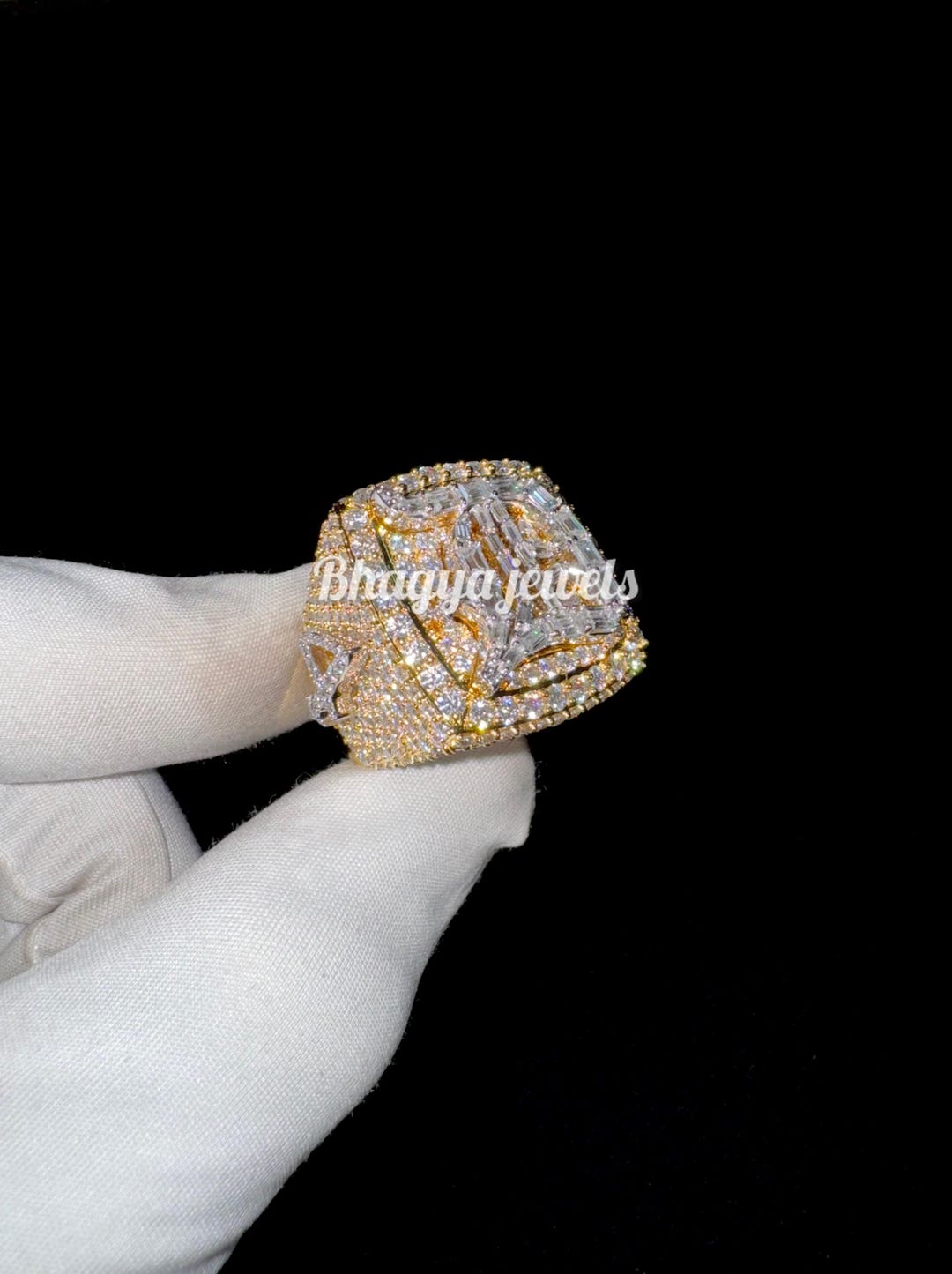 Rapper Men Champion Ring Hip Hop Customize Trendy Design Silver Ring ...