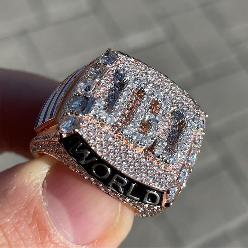 Men's Iced Out Moissanite Round Rapper Pinky JBJ Ring With Solid 925 ...