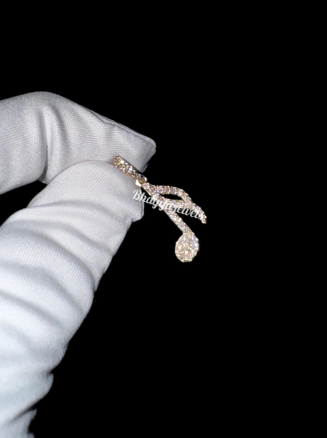 Luxury Natural Diamond Pendant,14k Solid Yellow Gold Pendant,small ...