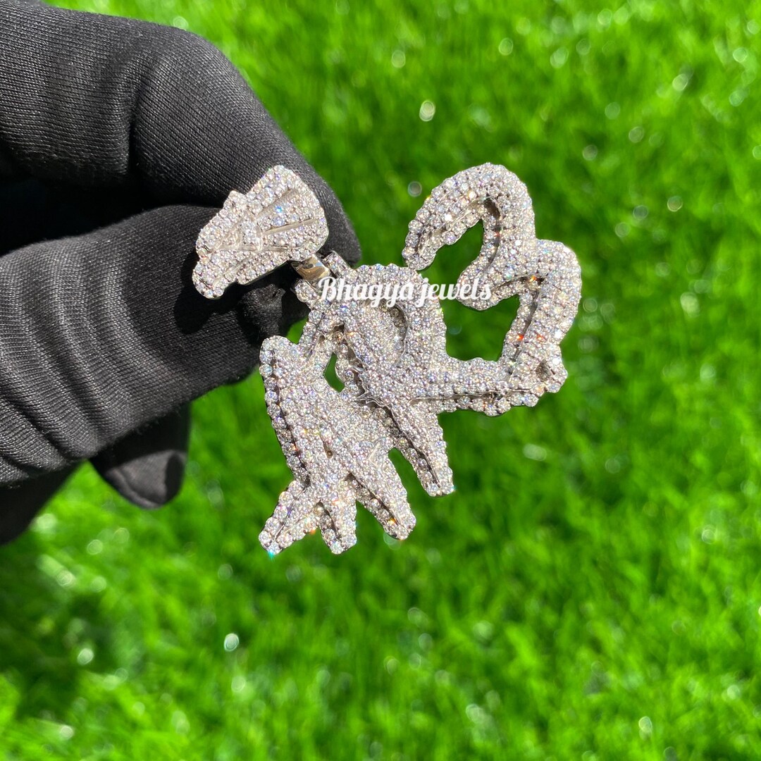 Customize Hip Hop Pendant, Custom Letter and Number Pendant, Iced Out ...