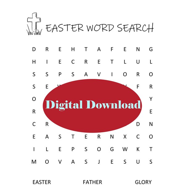 Religious Word Search - Etsy