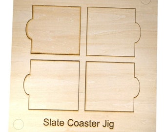 Square Slate Coaster Jig, SVG Cut File - Etsy