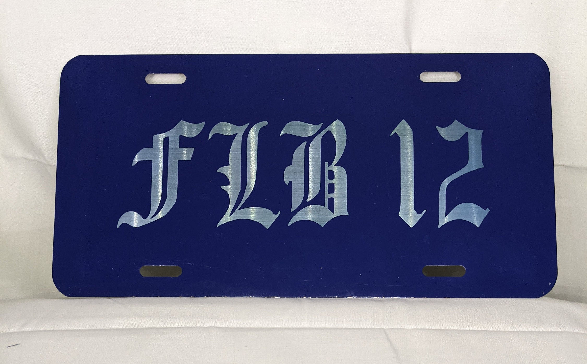 Custom Laser Engraved Metal Car Tag - Etsy