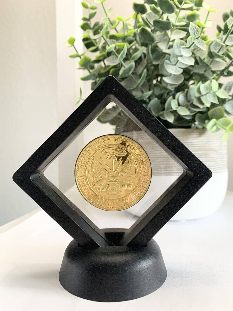 US ARMY 82nd Airborne Division all the Way Challenge Coin With 3D ...