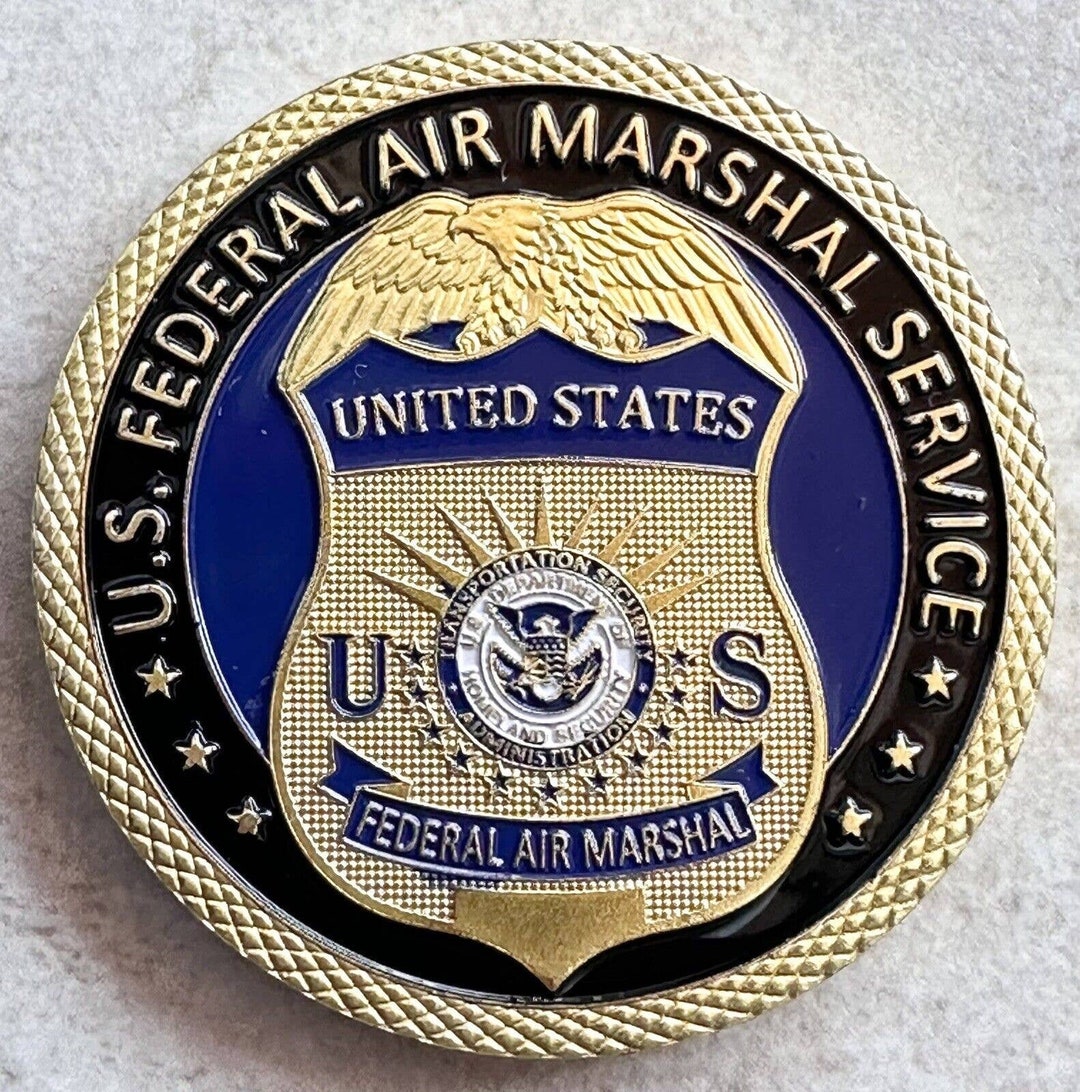 U S Federal Air Marshal Challenge Coin - Etsy