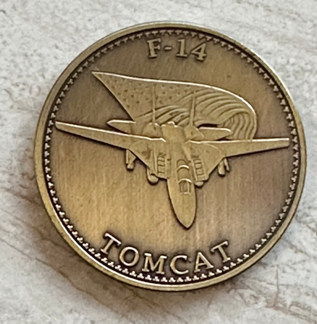 F-14 Tomcat Challenge Coin TOP GUN United States Navy - Etsy