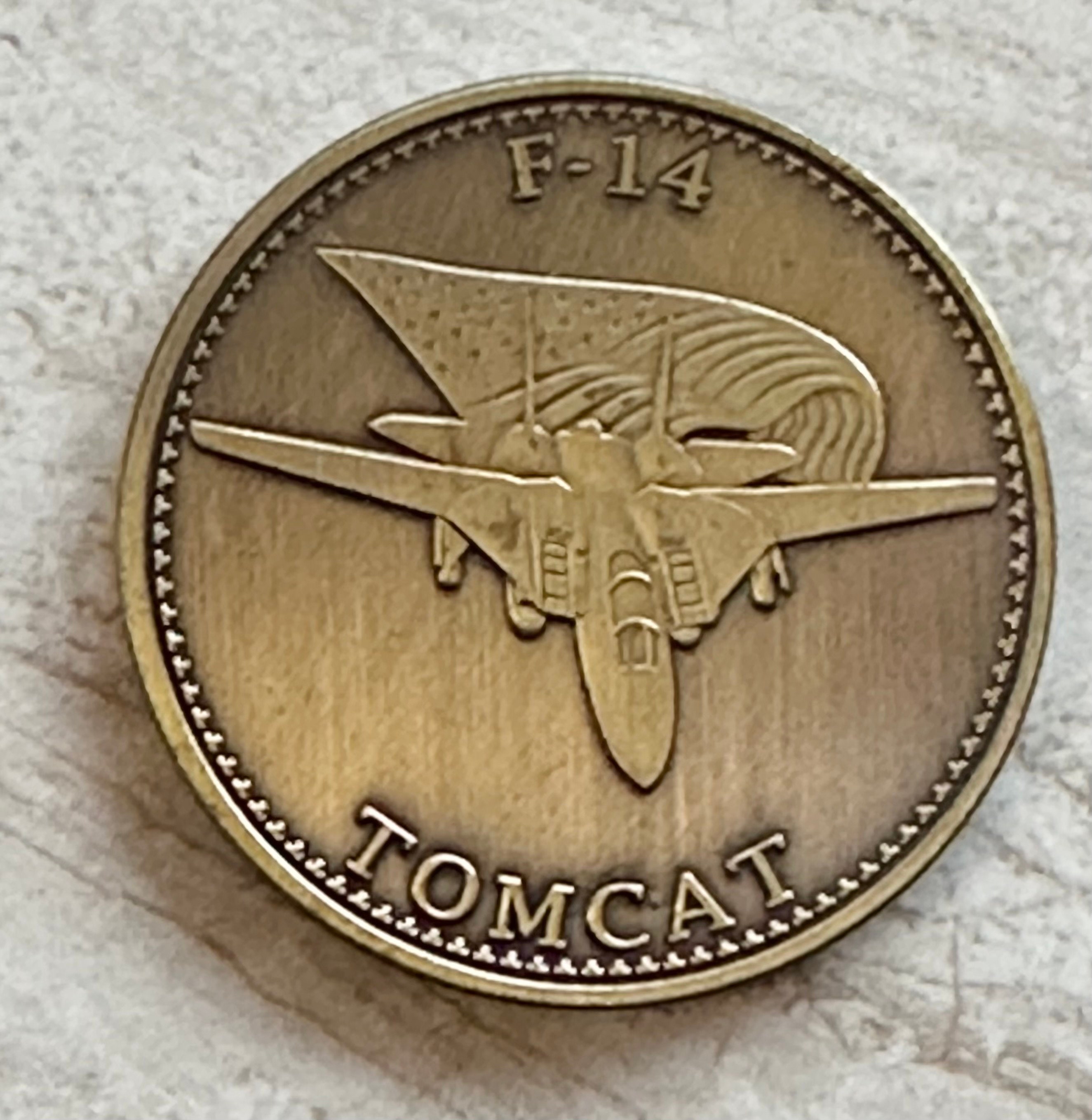 F-14 Tomcat Challenge Coin TOP GUN United States Navy - Etsy