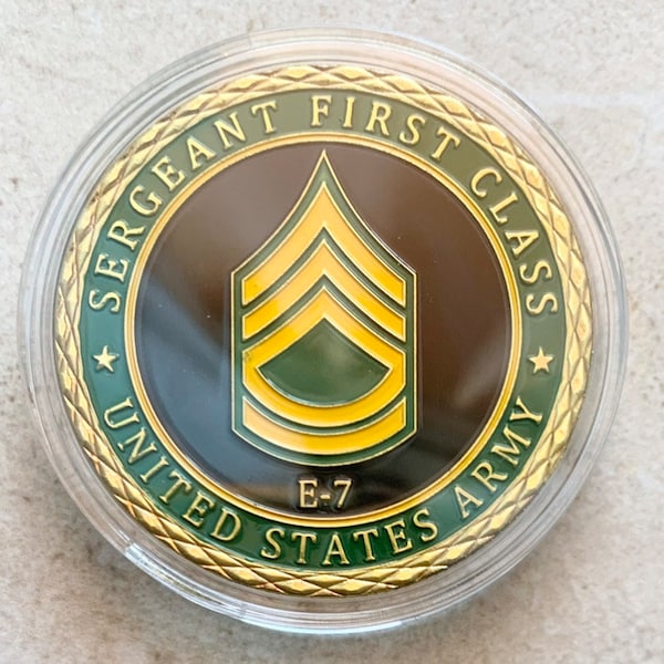 Army First Sergeant Challenge Coin - Etsy