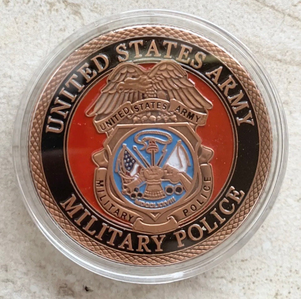 US Army Military Police Challenge Coin MP Come With Velvet Presentation ...