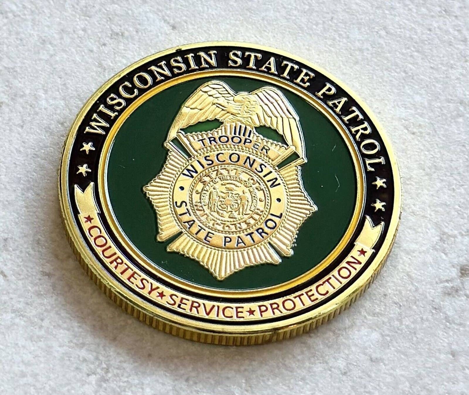 WISCONSIN STATE PATROL Challenge Coin - Etsy